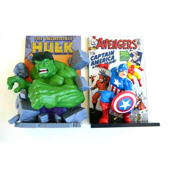 Toys | Marvel Hulk Captain America 3d Comic Standee | Poshmark
